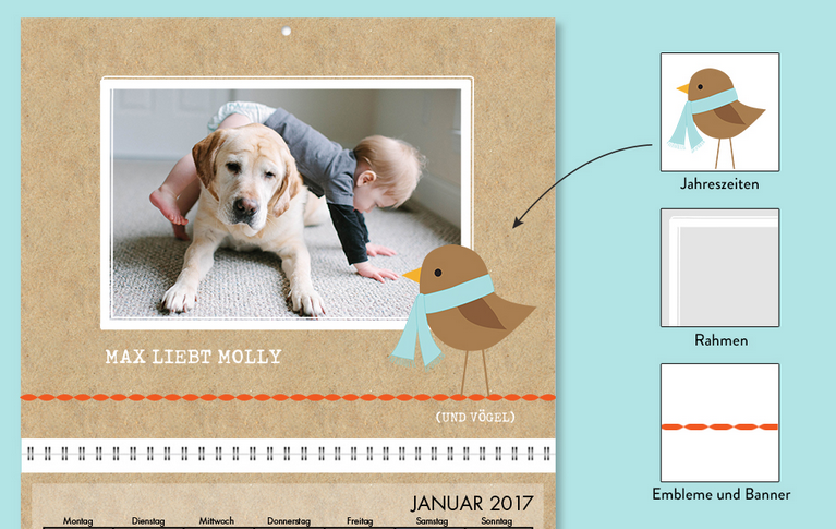 Ideen für deinen Fotokalender: 4 persönliche DIY-Inspirationen